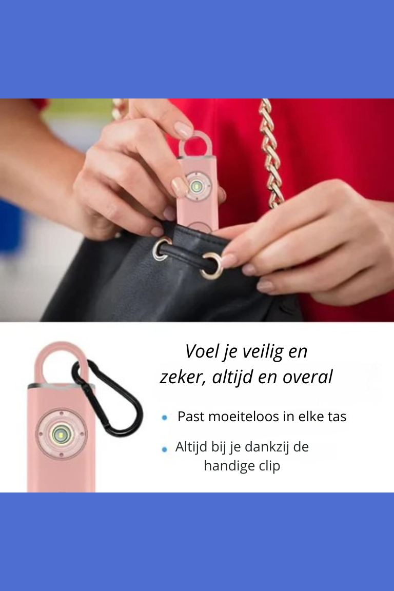 Freedom Sirene - Jouw persoonlijke alarm (130 dB + licht) – neusessentials